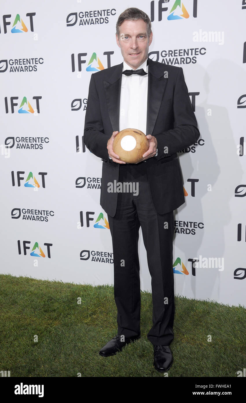 Munich, Germany. 29th May, 2016. Thomas Lesser of Green it poses with ...