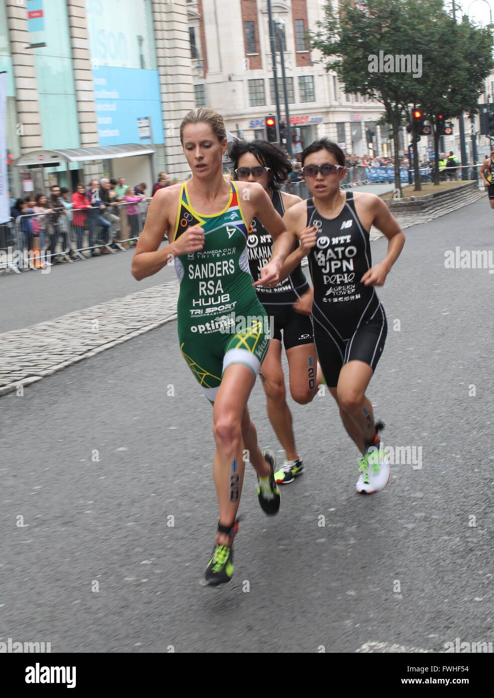 ITU World Triathlon Series - Elite Women - Leeds Stock Photo - Alamy