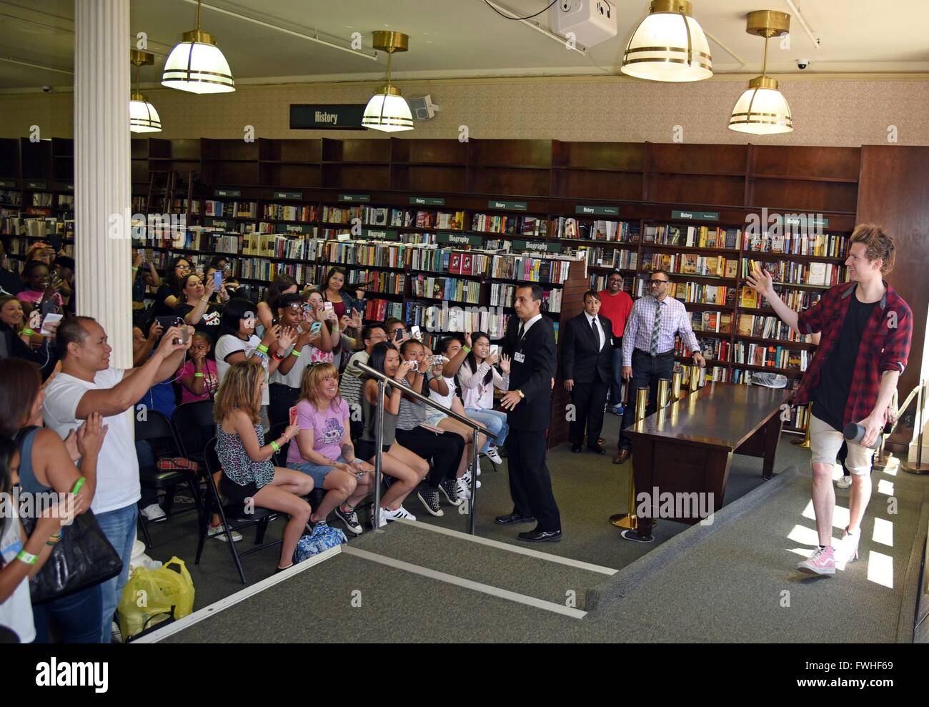 New York, NY, USA. 12th June, 2016. Ricky Dillon at in-store appearance ...