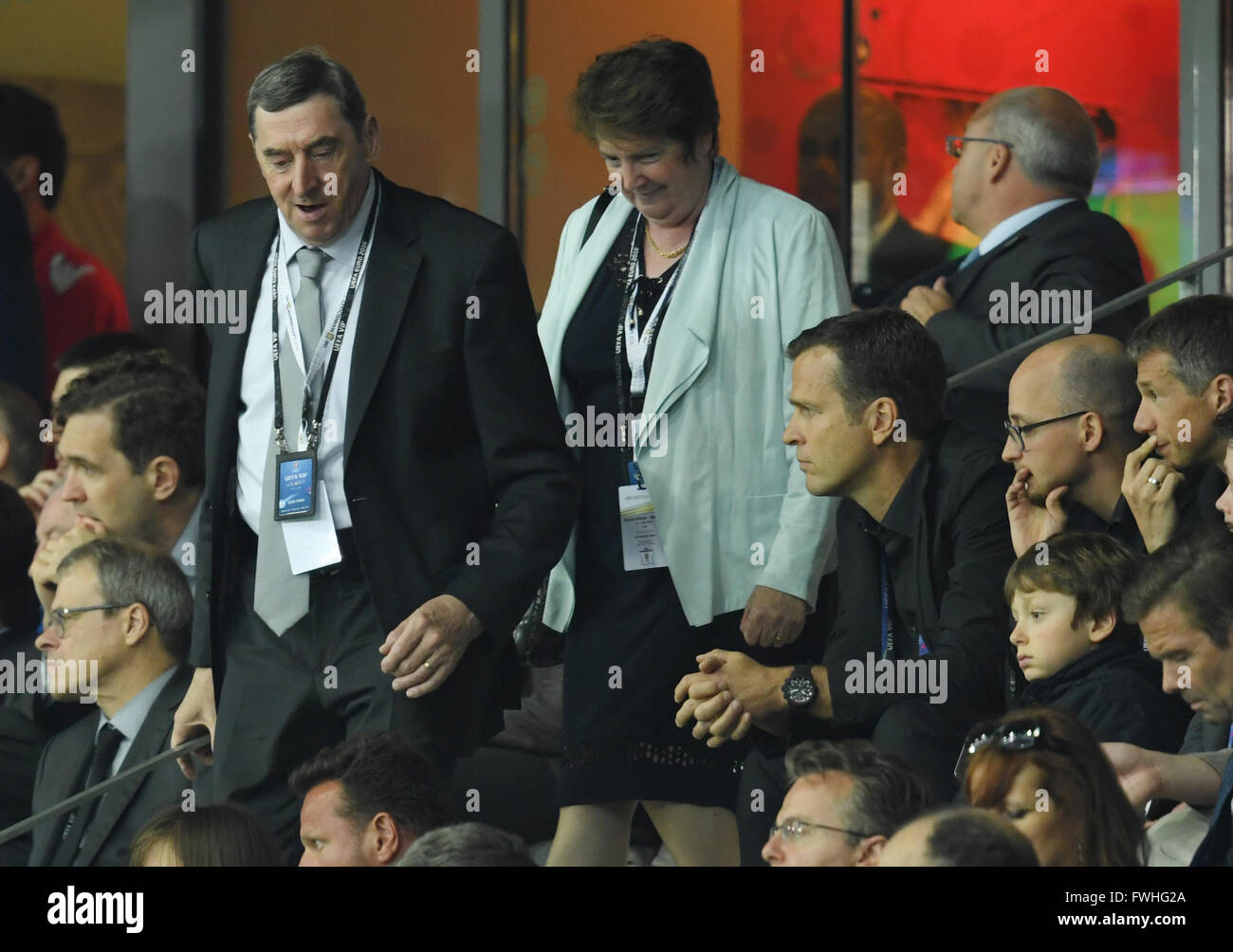 Lille, France, 12th June, 2016. Daniel Nivel (l) and his wife Lorette ...