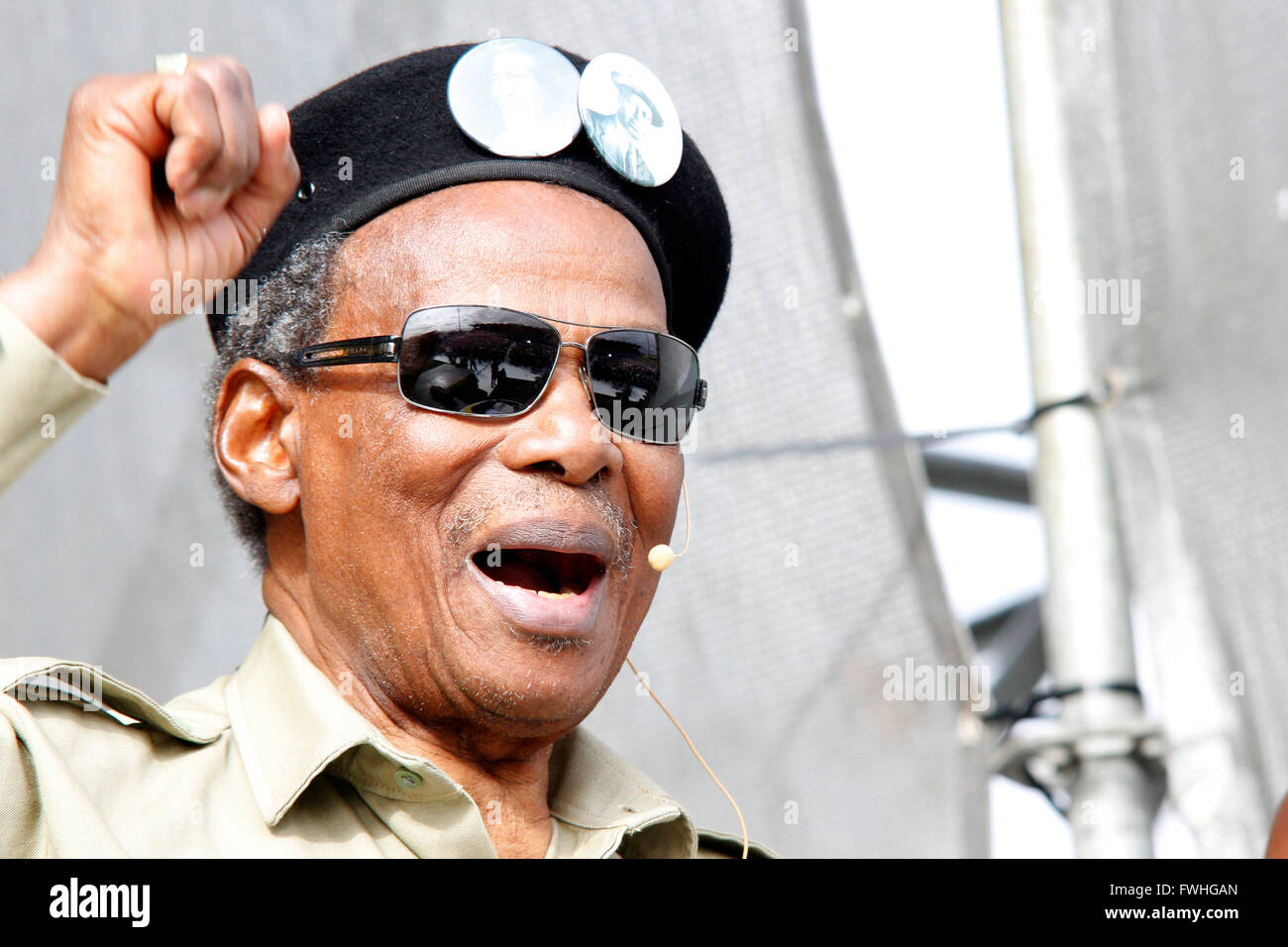 Durban, South Africa. 12th June, 2016. Mangosuthu Buthelezi, the ...