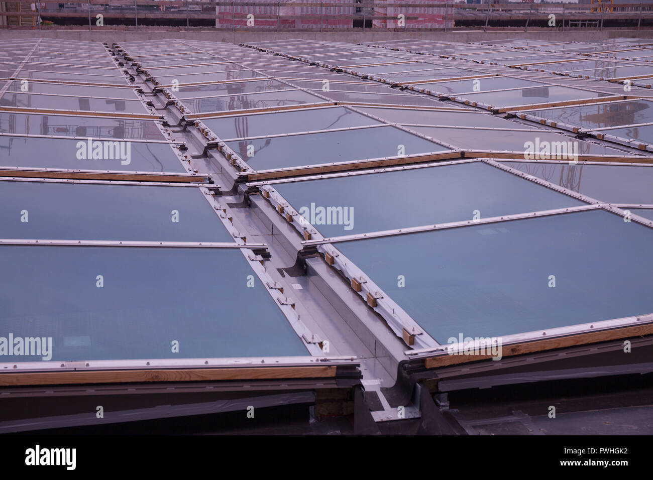 Solar panels on the terrace Stock Photo - Alamy