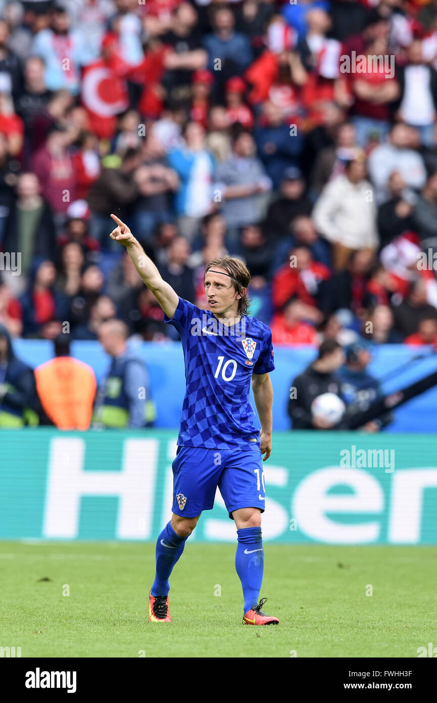 Luka Modric (Croatia) ; June 12; 2016- Football : Uefa Euro France 2016 ...
