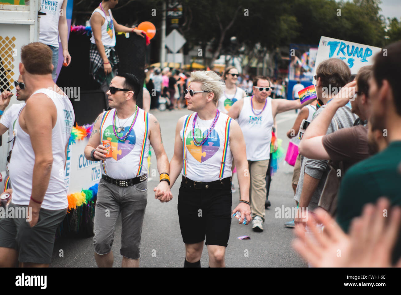 West hollywood pride parade hi-res stock photography and images - Alamy