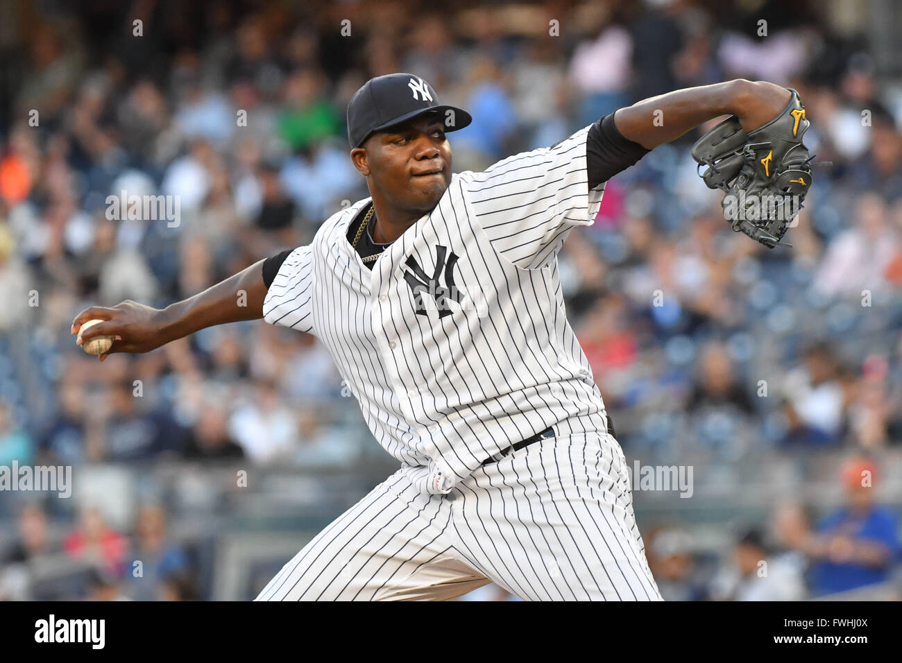 the Bronx, New York, USA. 7th June, 2016. Michael Pineda (Yankees ...