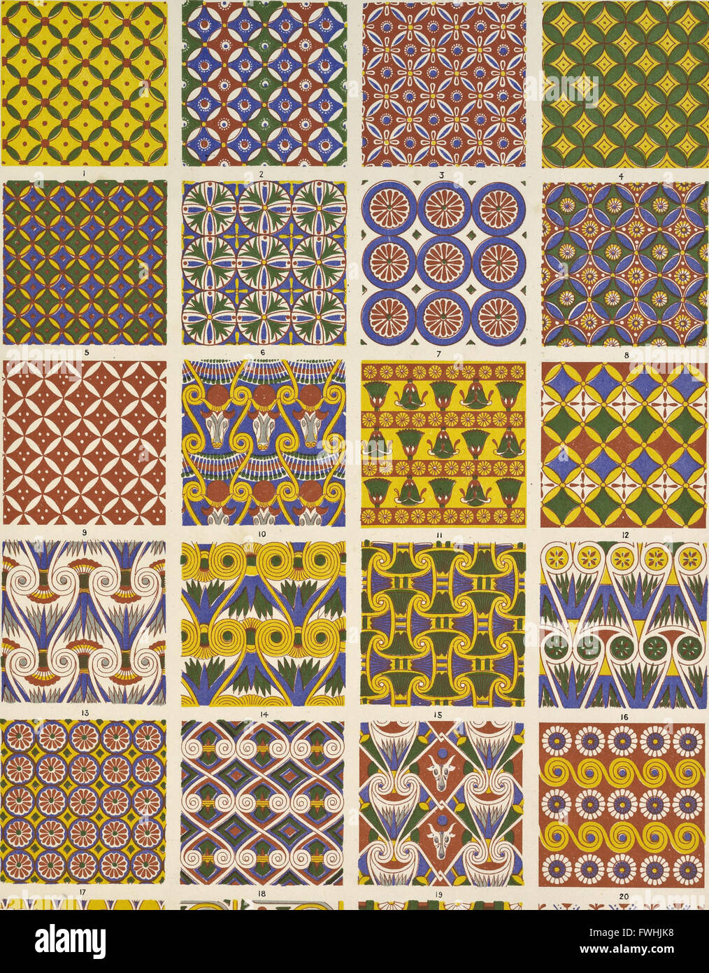 A 1868 study on the principles of decorative design, analyzing the ...