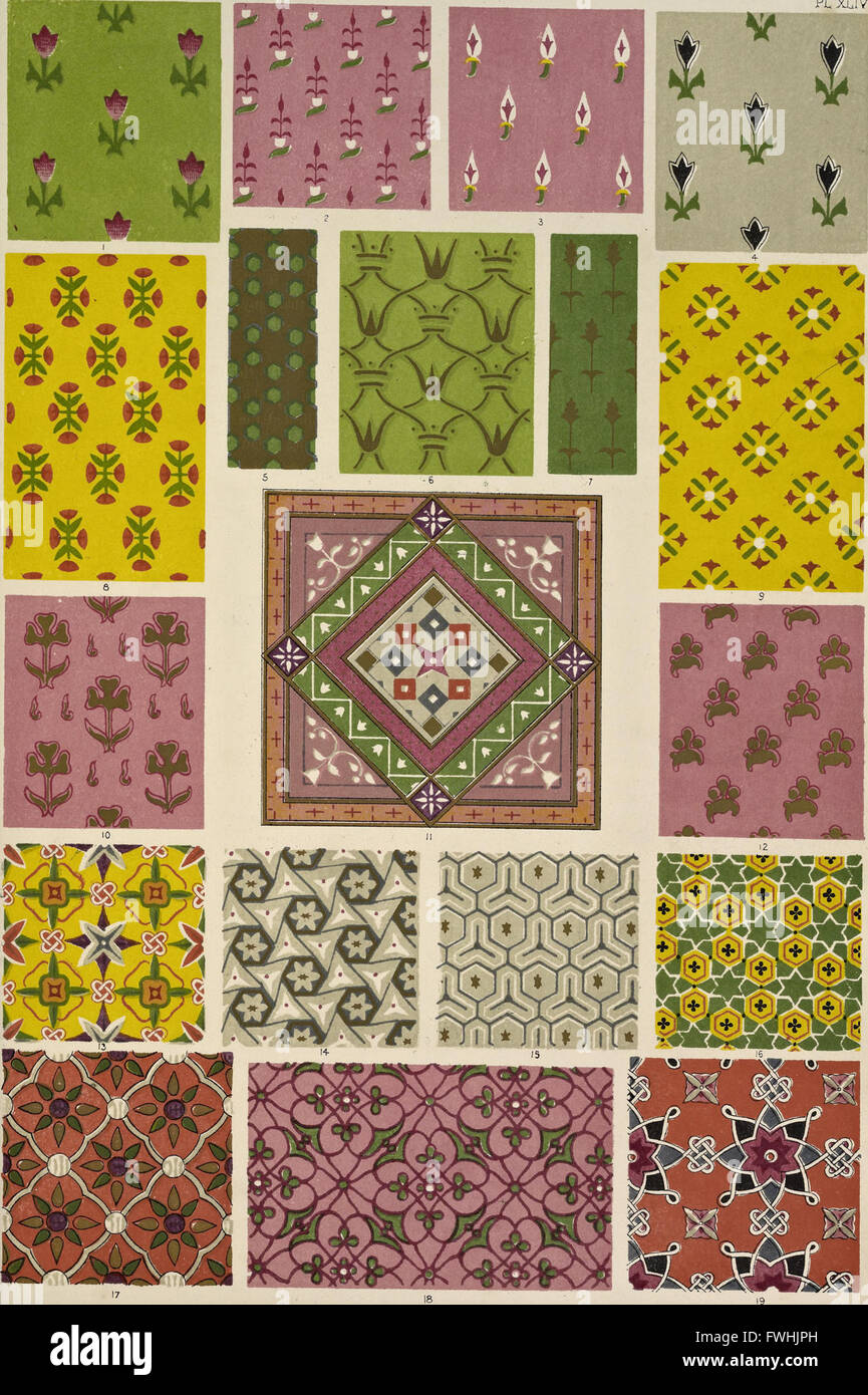 A 1868 text on design principles, focusing on the aesthetic rules and ...