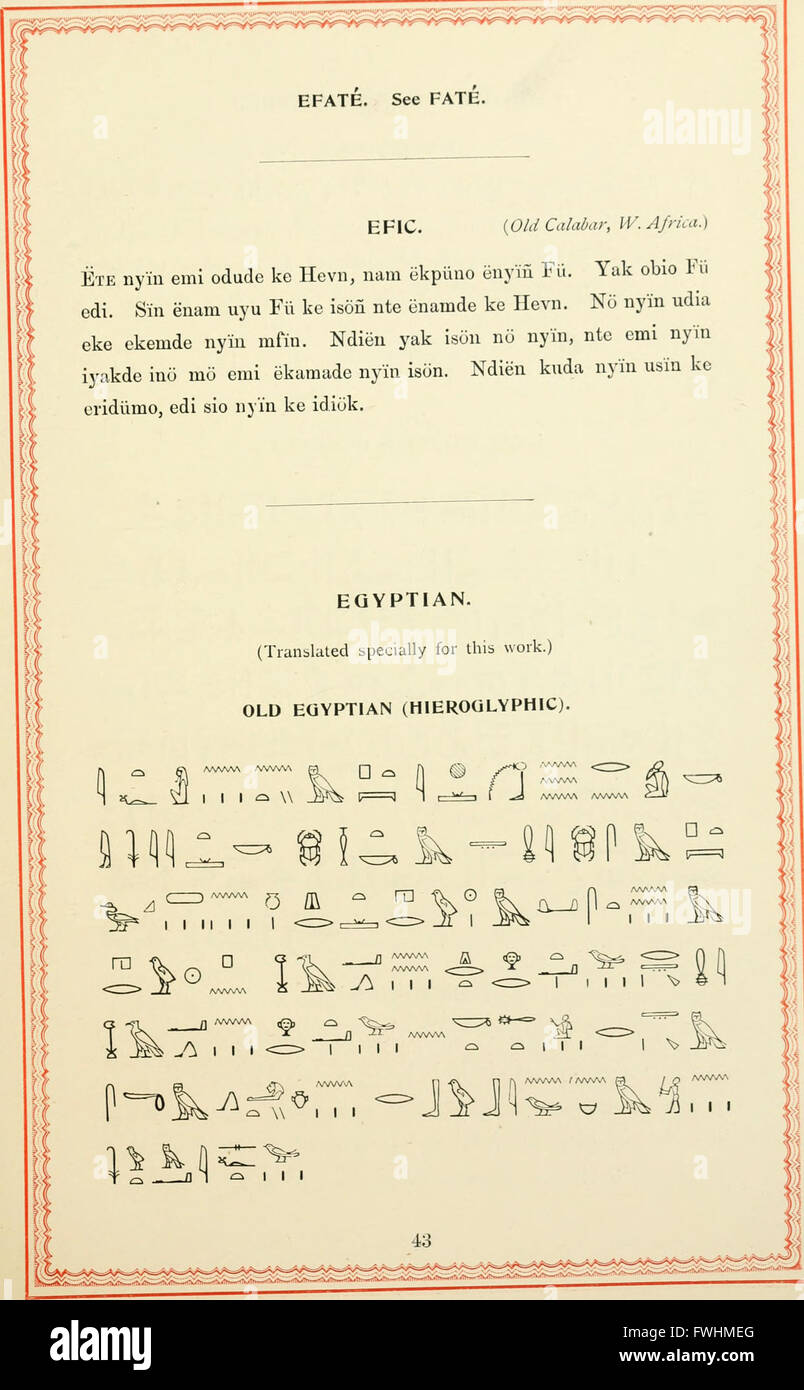 A 1905 publication documenting the Lord's Prayer in 500 languages and ...