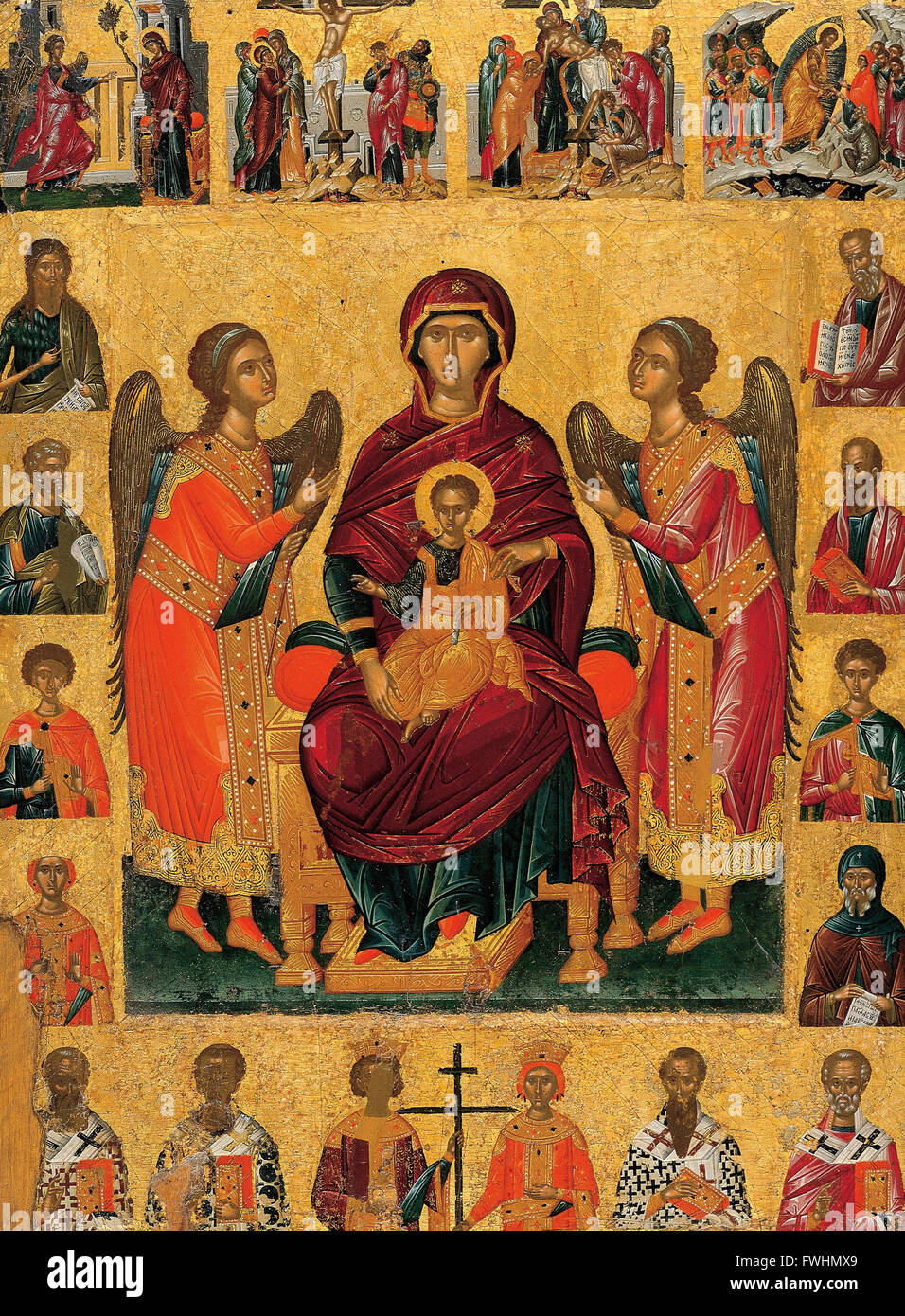 Ritzos Andreas - The Virgin and Child enthroned - Benaki Museum of ...