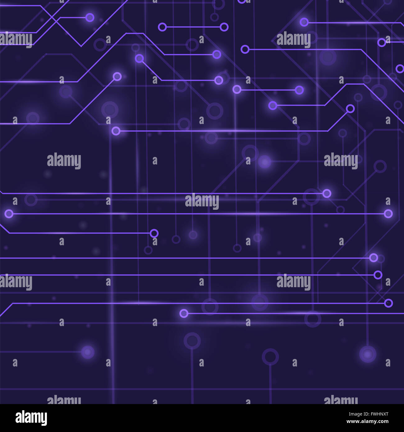 Modern Computer Technology Blue Background Stock Photo - Alamy