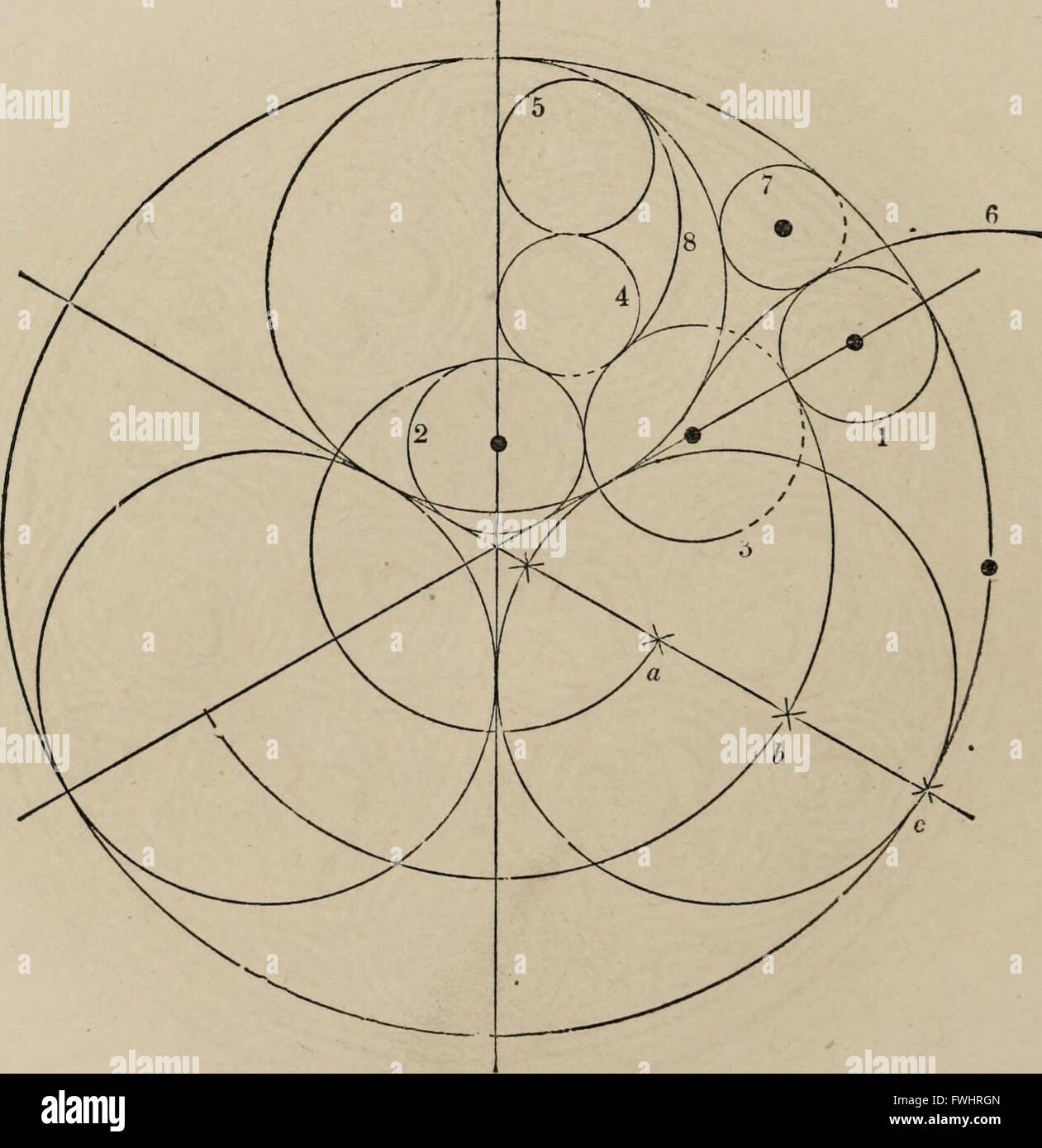 An 1851 publication presenting one hundred geometric tracery designs ...