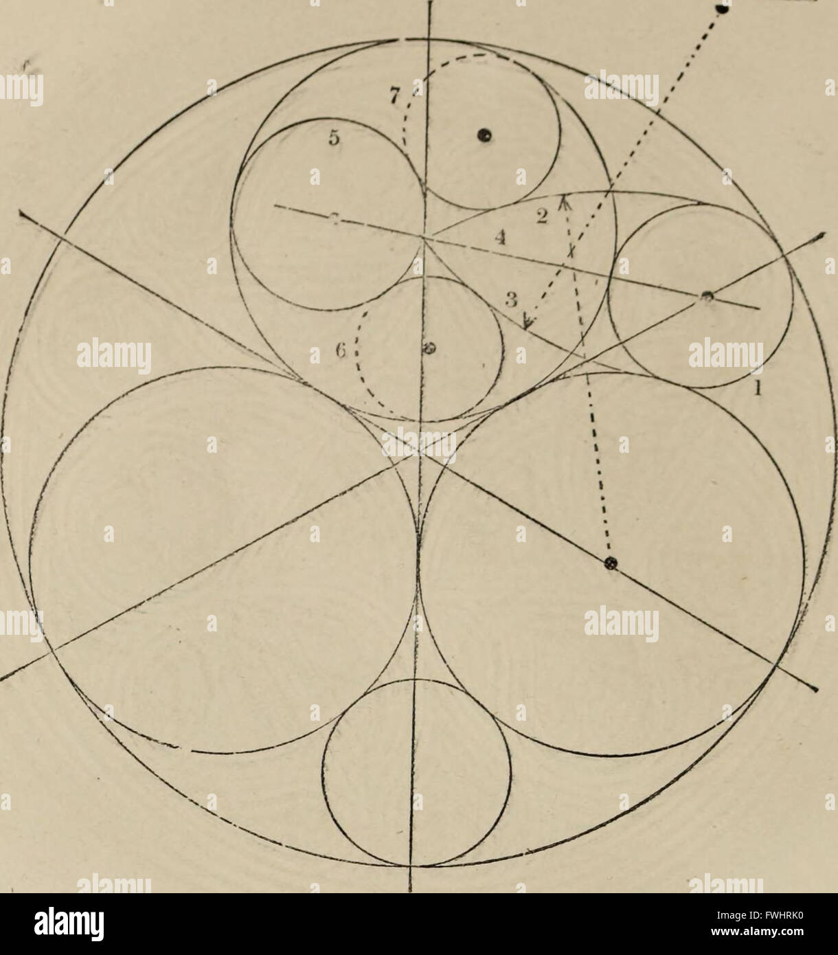This 1851 work explores the use of geometric tracery in design ...