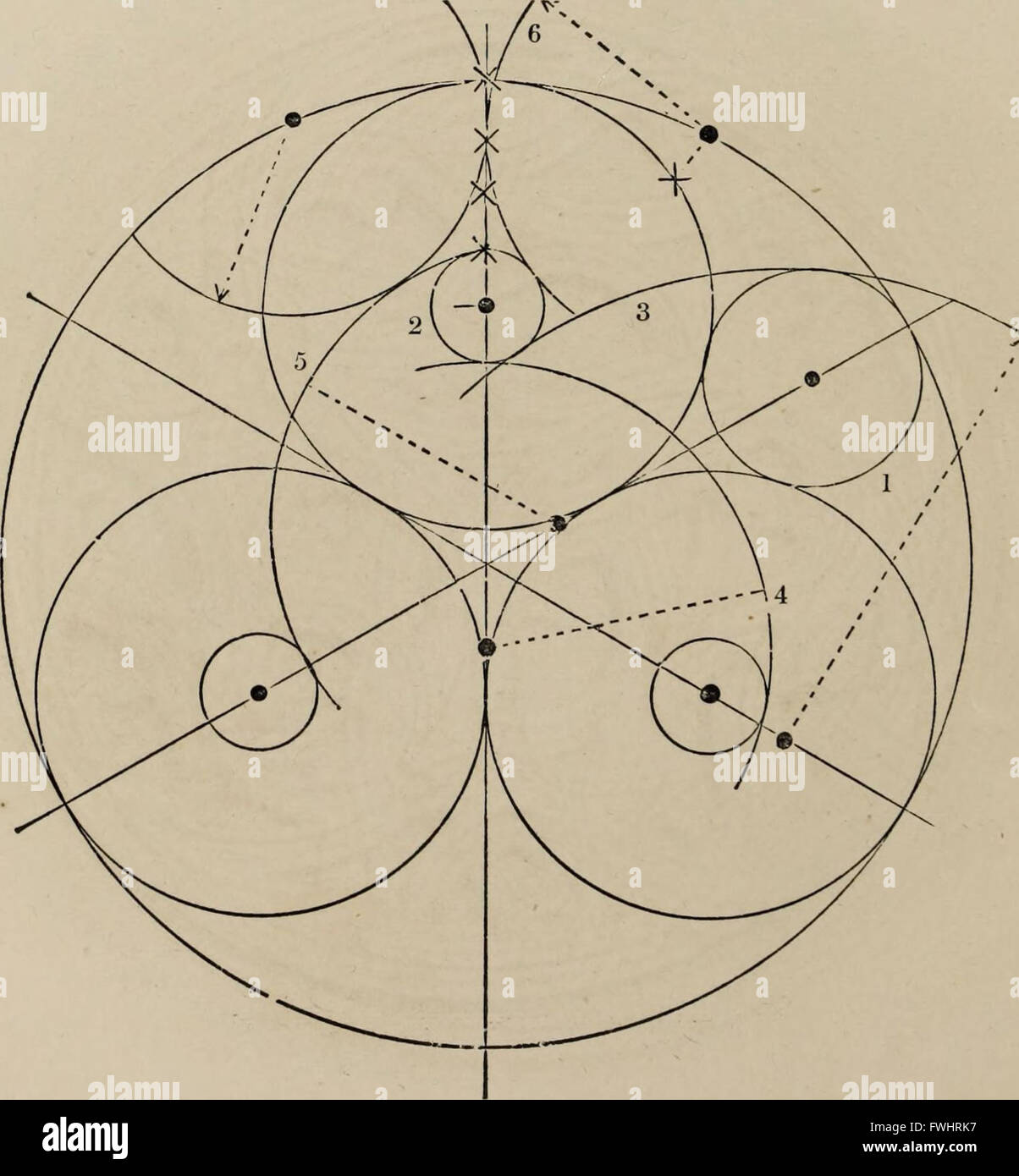 A study of geometric tracery, presenting 100 design examples based on a ...