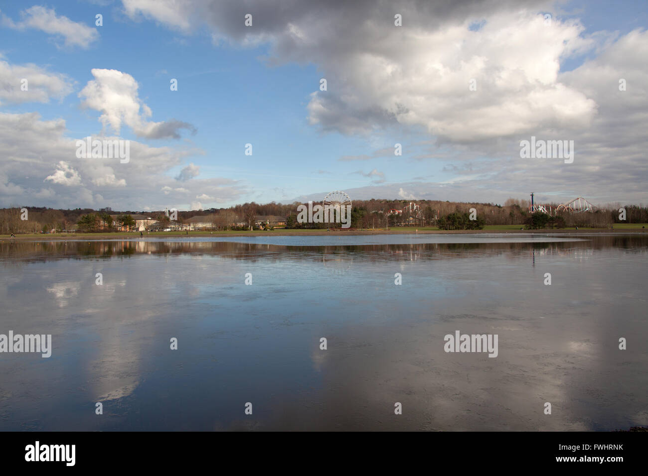 Strathclyde Country Park, Scotland. Picturesque view of Strathclyde ...
