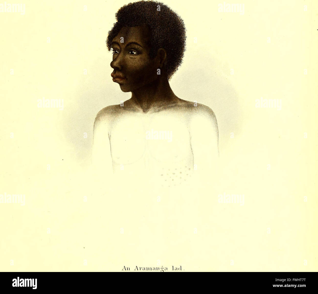 This 1848 work discusses the various human races and their distribution ...