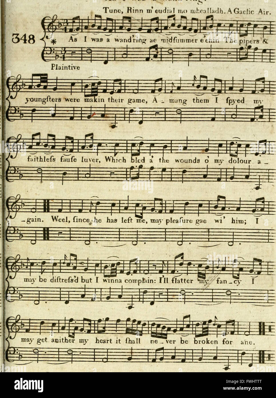 'The Scots Musical Museum' (1792), compiled by James Johnson, features ...
