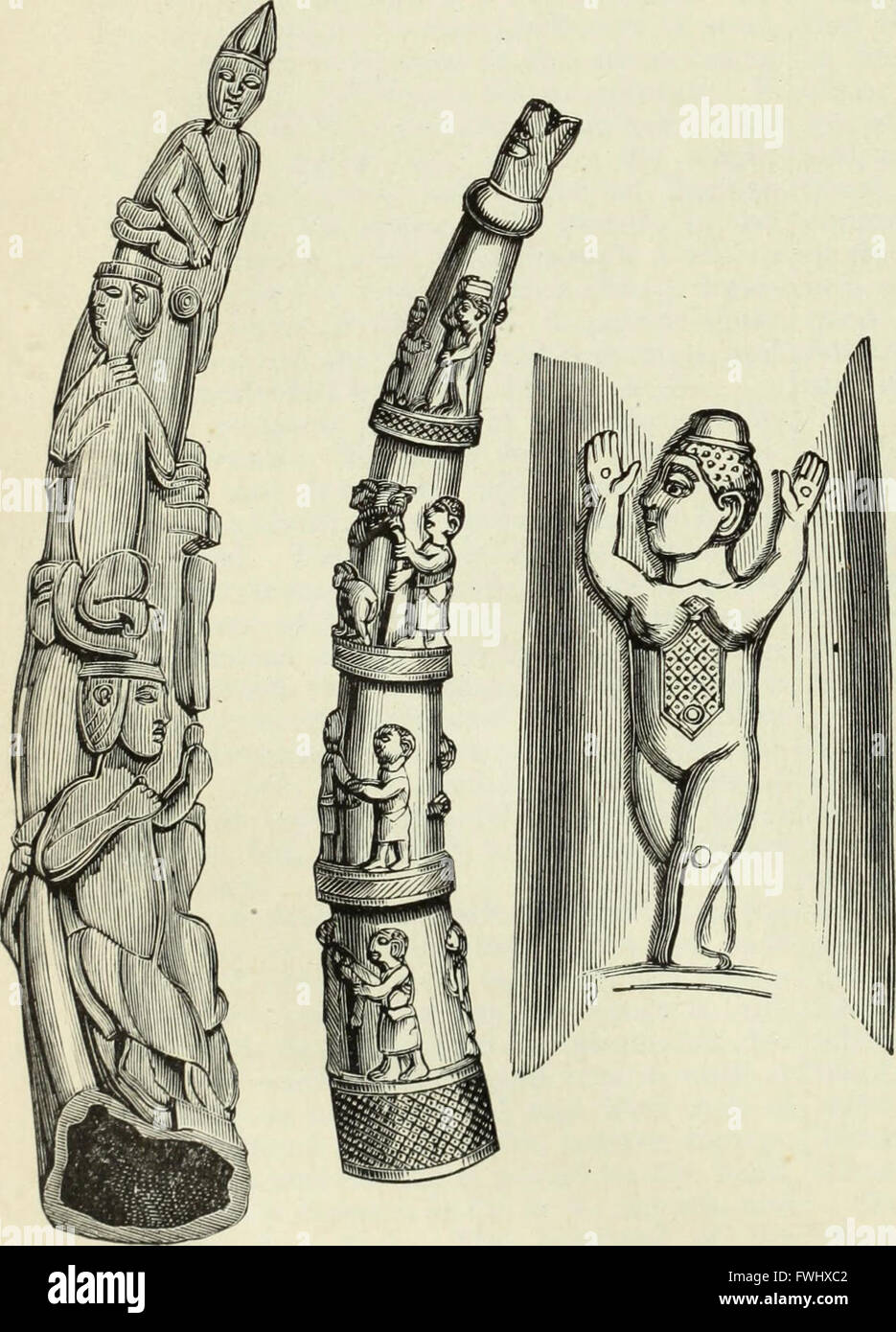 A detailed 19th-century ethnographic study of various 'uncivilized ...