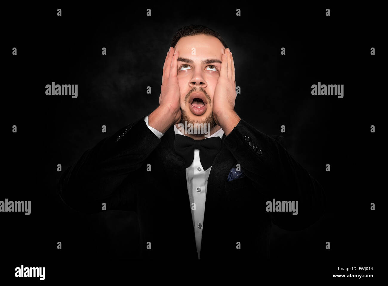 Praying hands over head hi-res stock photography and images - Alamy