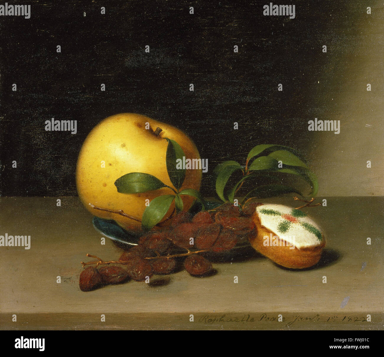 Raphaelle Peale - Still Life with Cake - Brooklyn Museum Stock Photo ...