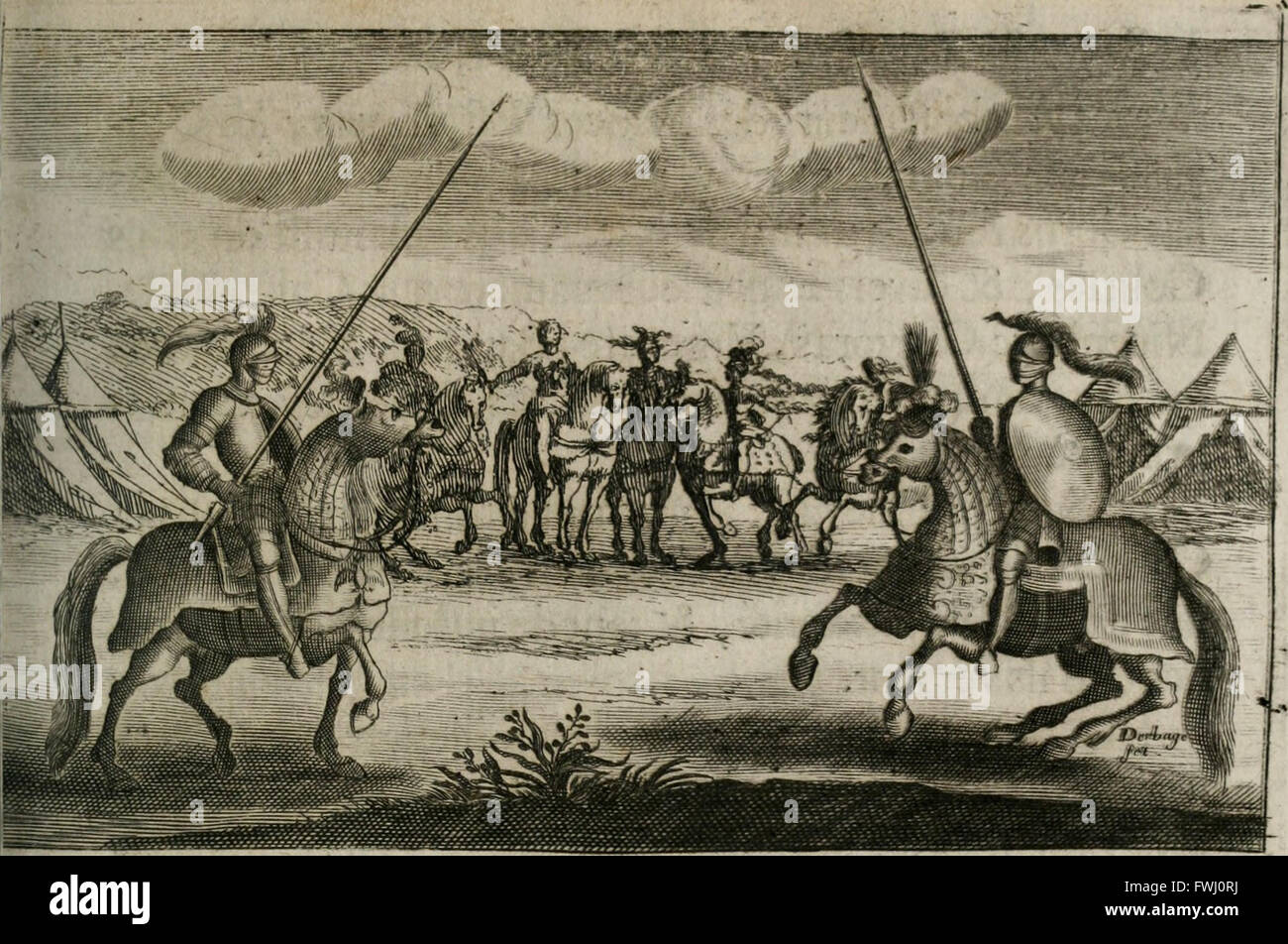 A 1669 treatise on medieval tournaments, jousts, and public spectacles ...