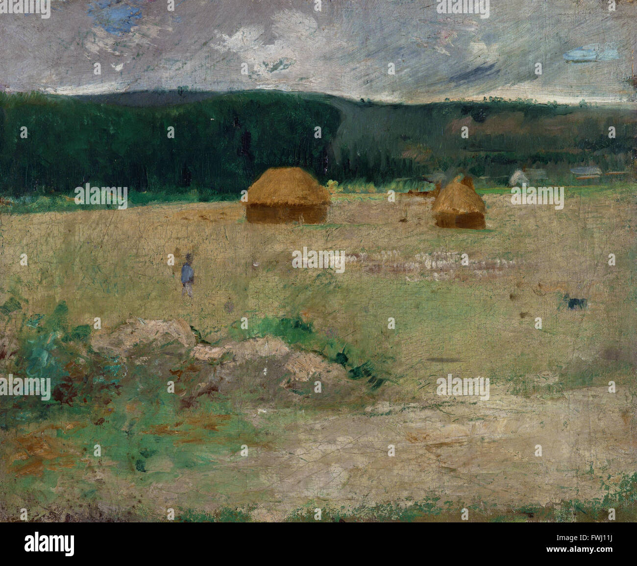 Theodore Wendel - Giverny Farm - Brooklyn Museum Stock Photo - Alamy
