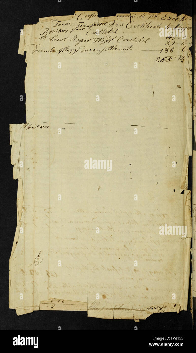 The 'Treasurer's Accounts, 1769-1862' documents financial records ...
