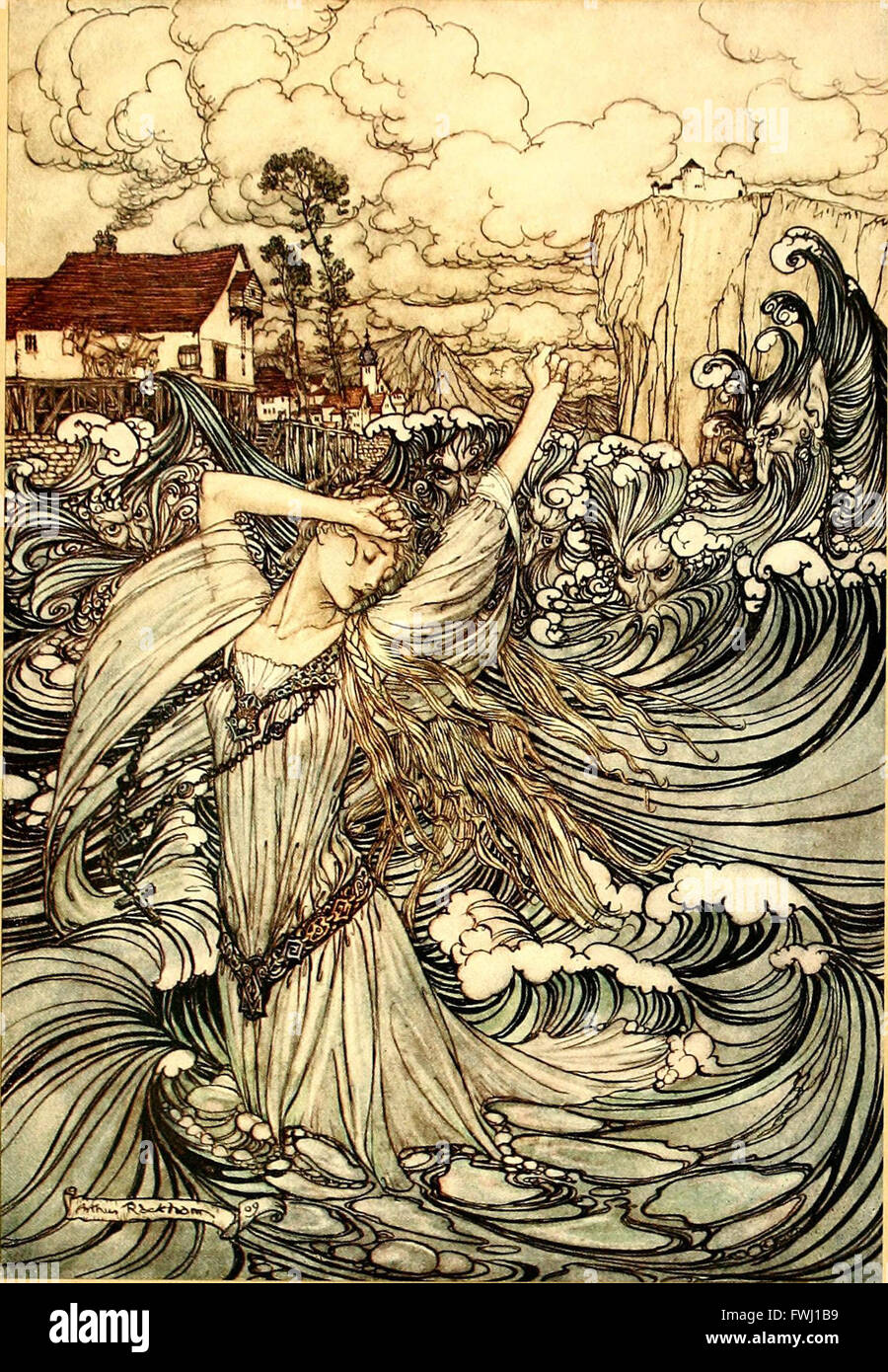 This 1909 edition of 'Undine,' a novella by Friedrich de la Motte ...