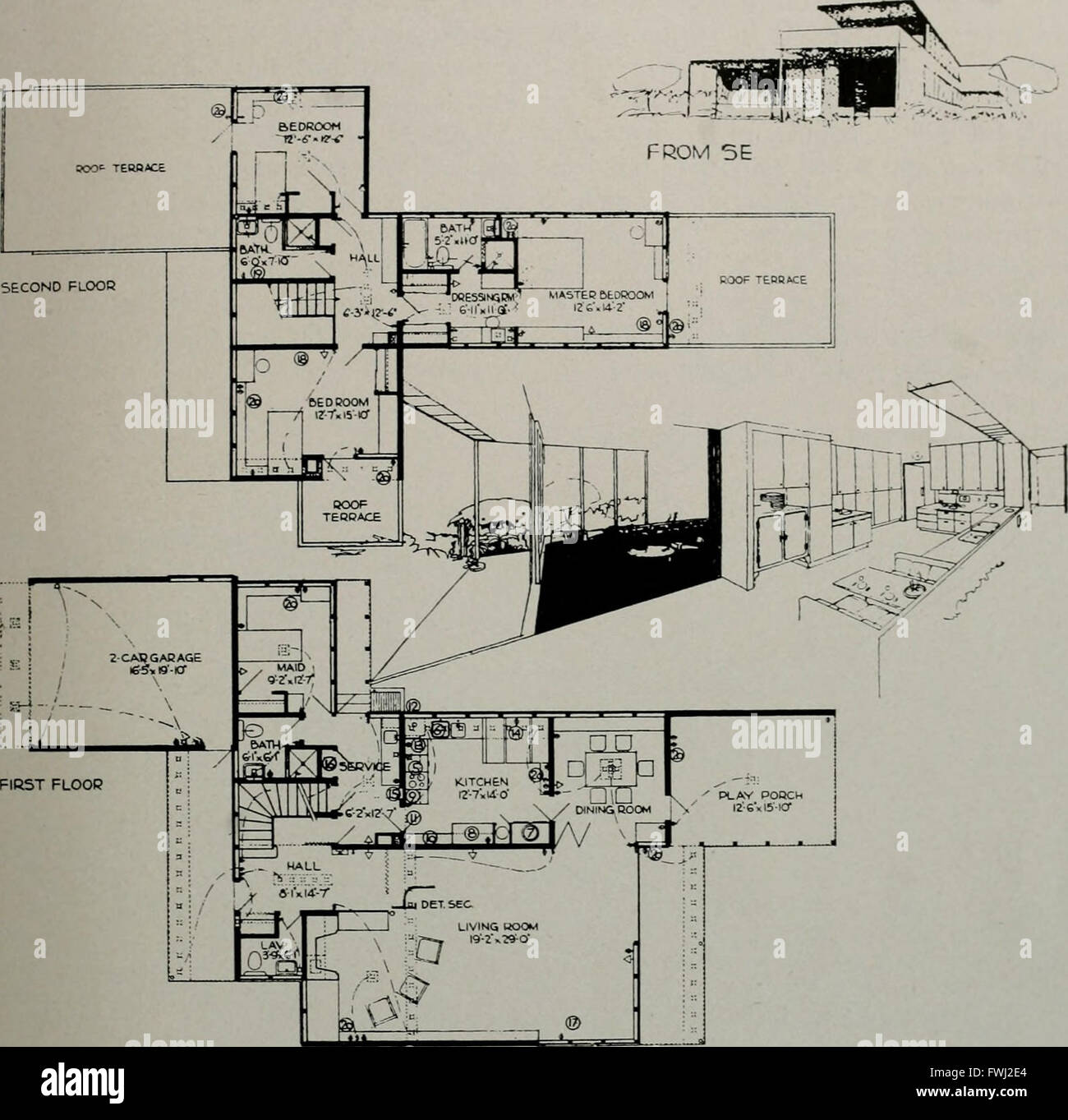 A 1935 edition of *Architect and Engineer* focusing on architectural ...