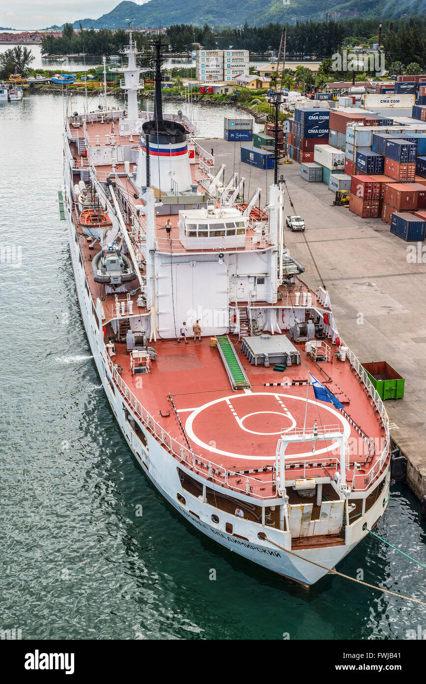 Oceanographic research ship Admiral Vladimirsky of the Russian Baltic ...