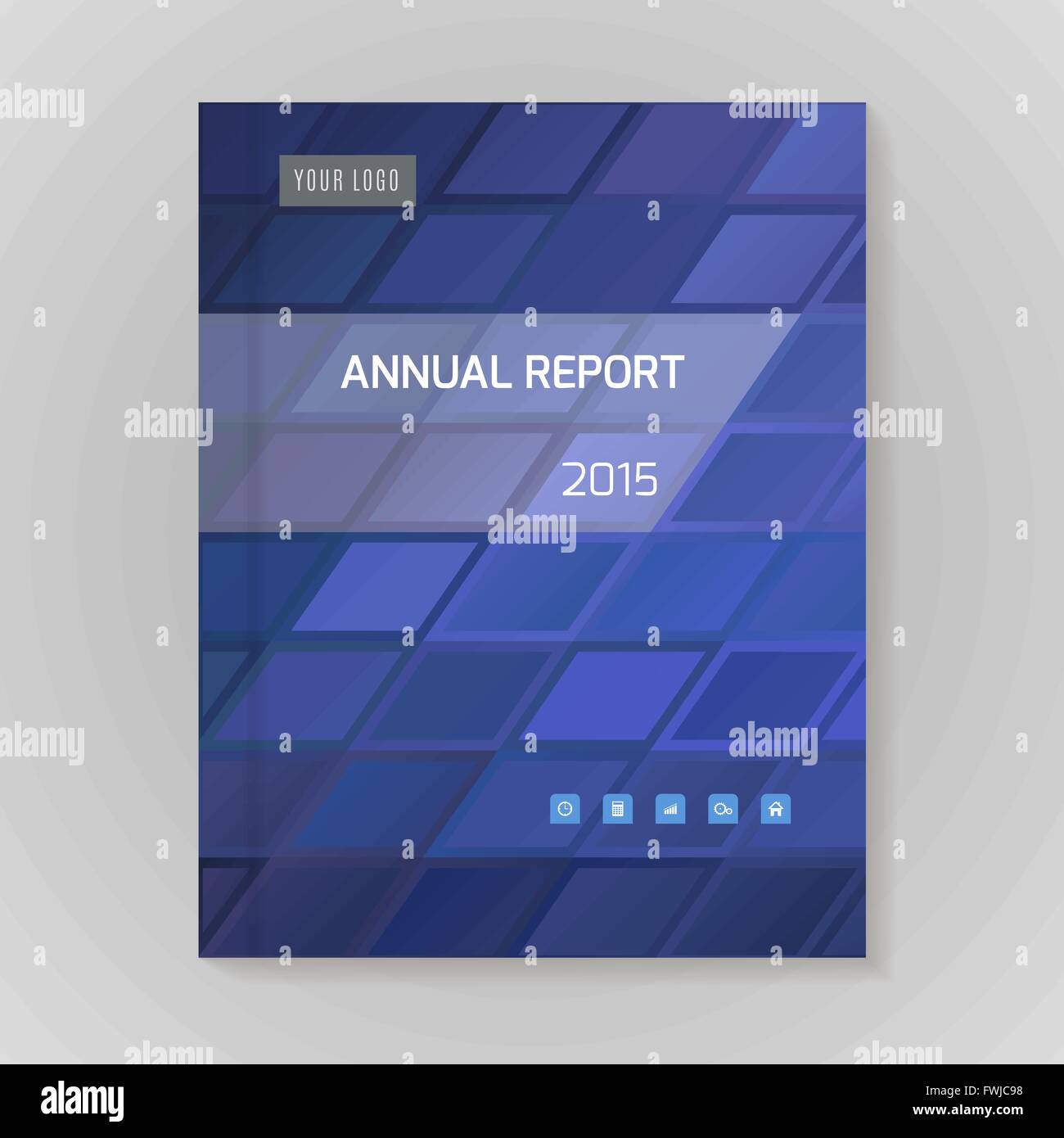 Annual Report Cover vector illustration Stock Vector Image & Art - Alamy