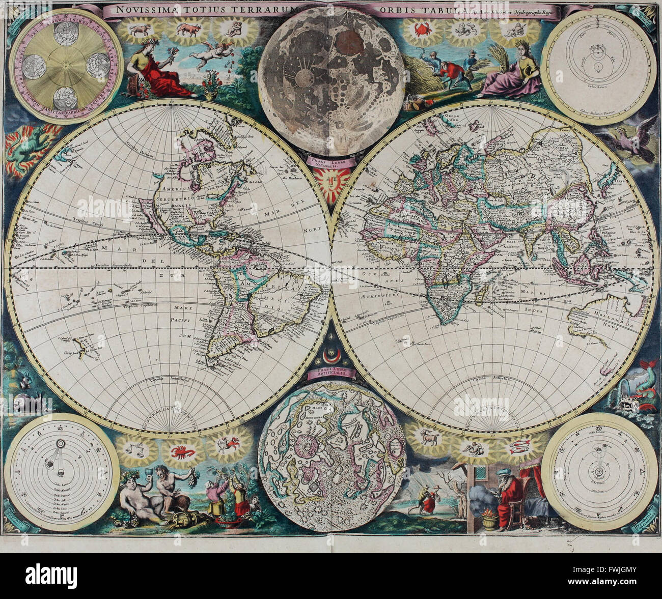 Old sea charts hi-res stock photography and images - Alamy