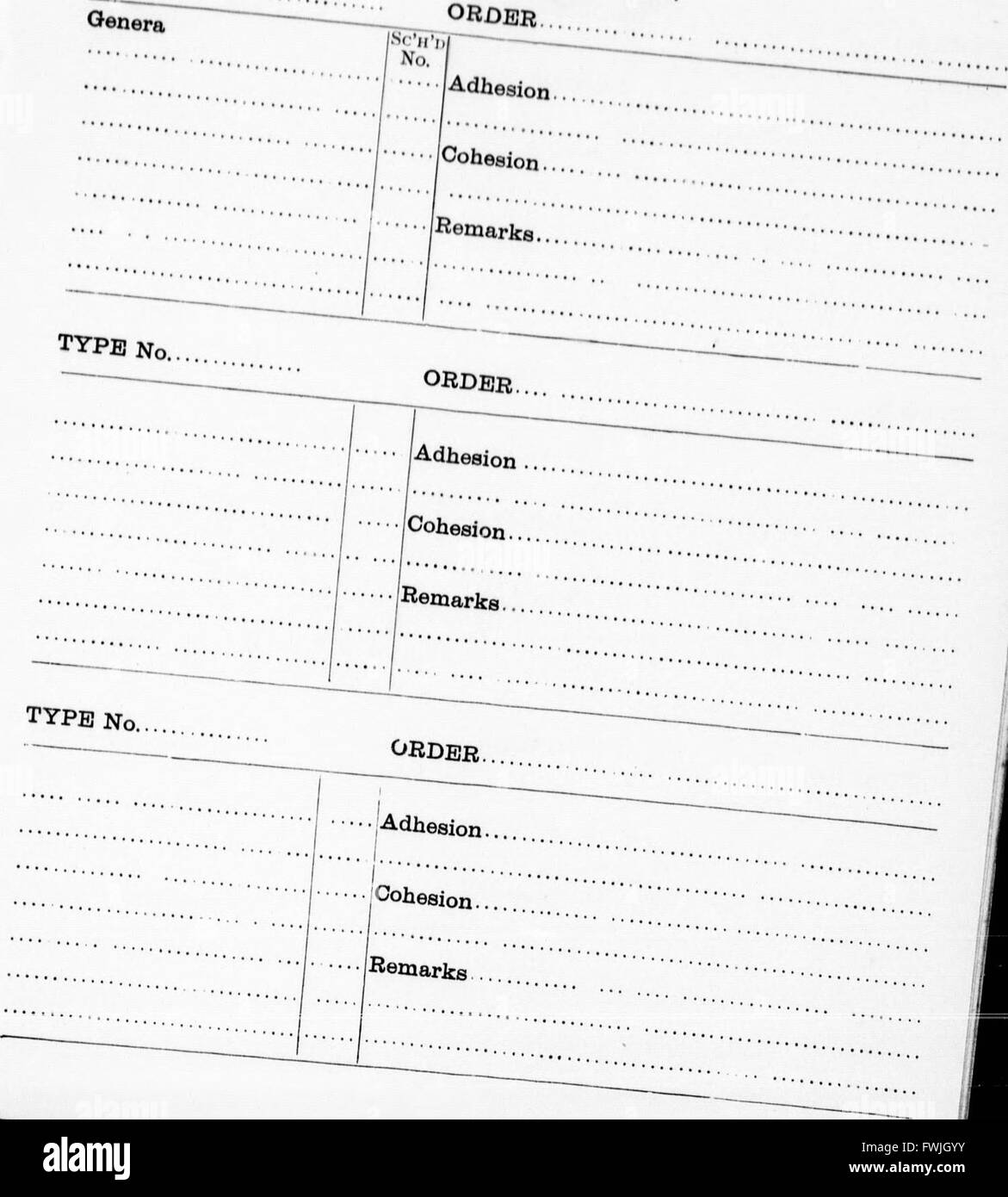 This microform publication offers blank forms for botanical analysis ...