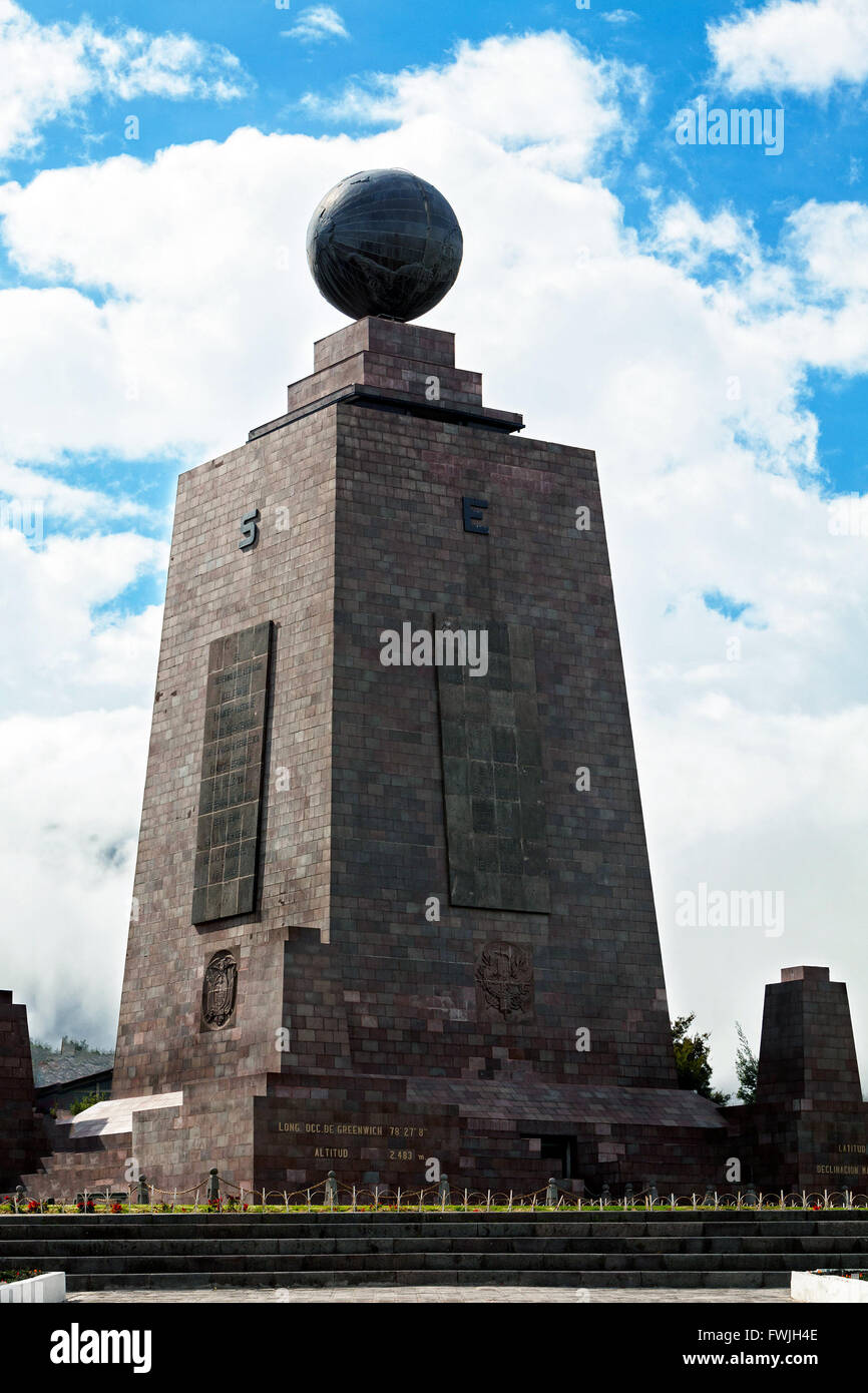Center Of The World, Mitad Del Mundo, Located At San Antonio Parish Of ...