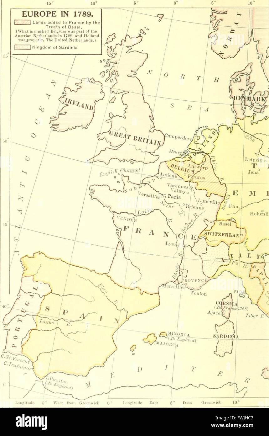 Map of europe 1920 hi-res stock photography and images - Alamy