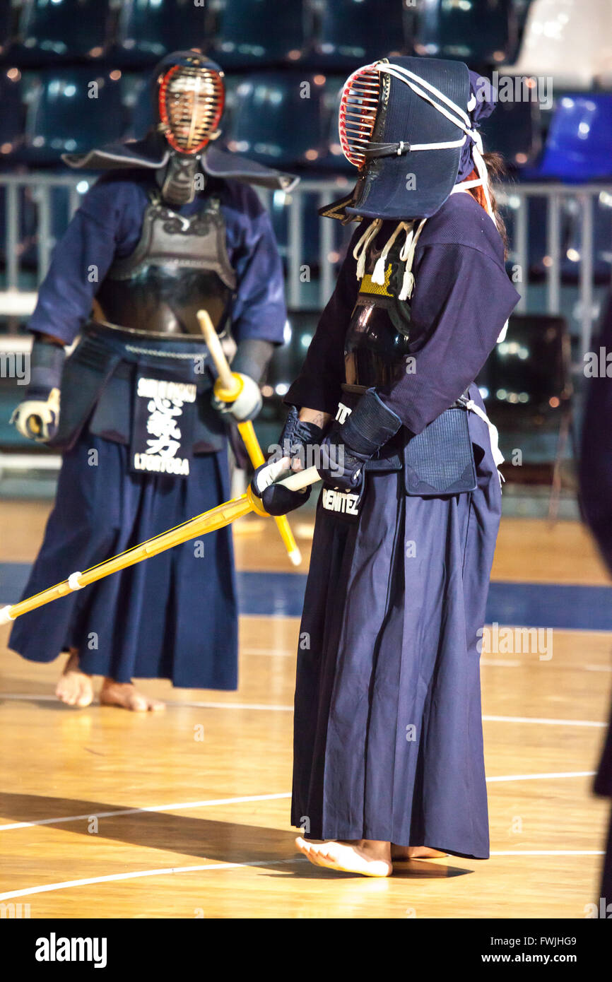 kendo martial arts exhibition Stock Photo - Alamy