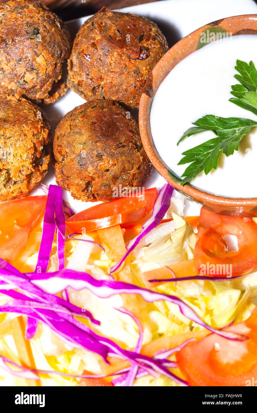 Falafel plate hi-res stock photography and images - Alamy