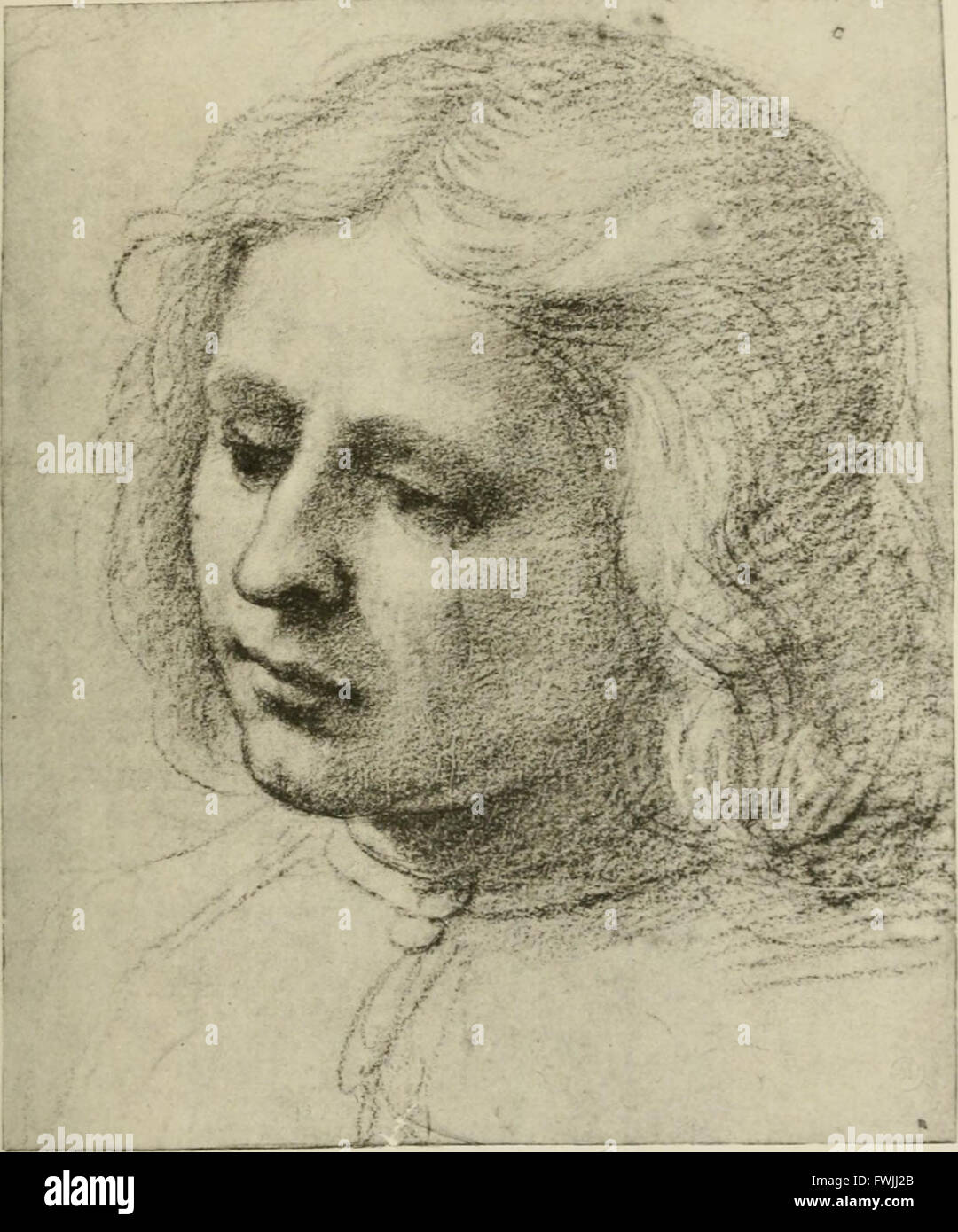 A 1921 collection of selected drawings by renowned old masters ...