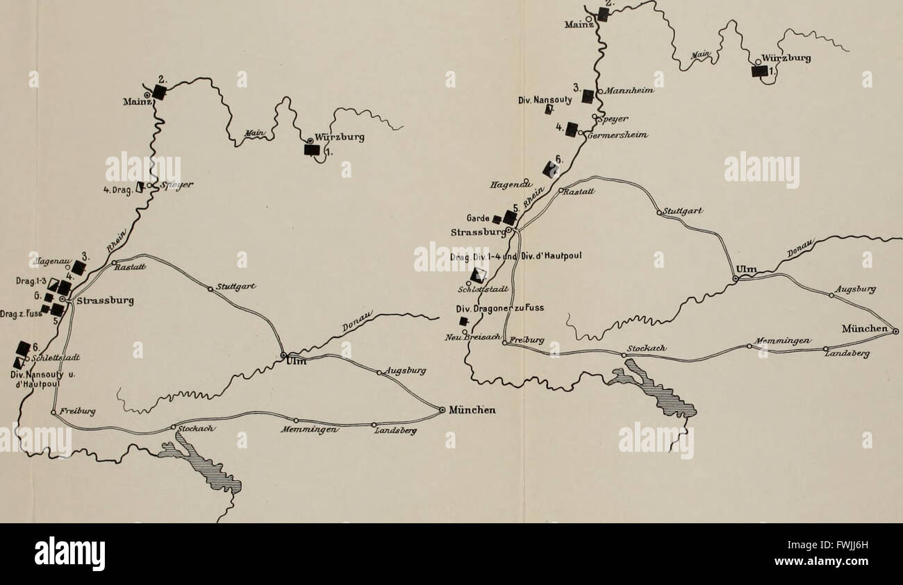 A 1912 work focusing on the 1805 Ulm campaign during the Napoleonic ...