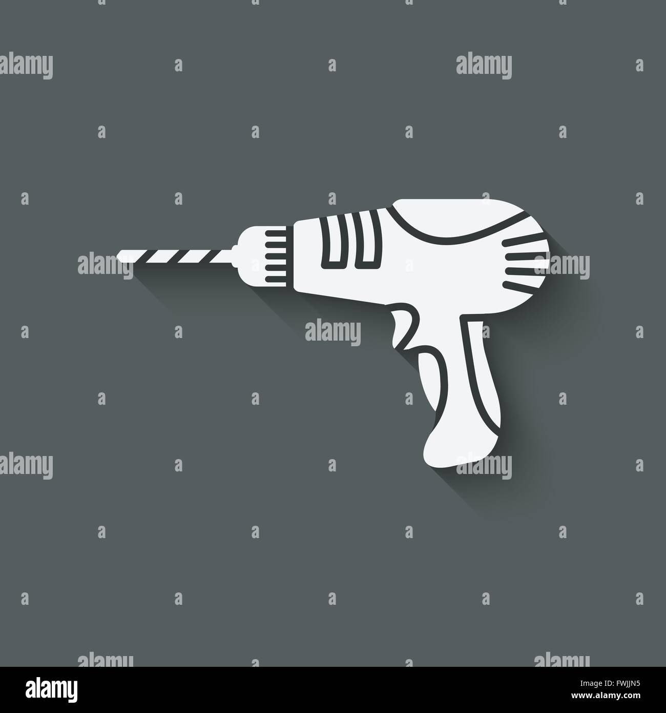 Screwdriver symbol hi-res stock photography and images - Alamy