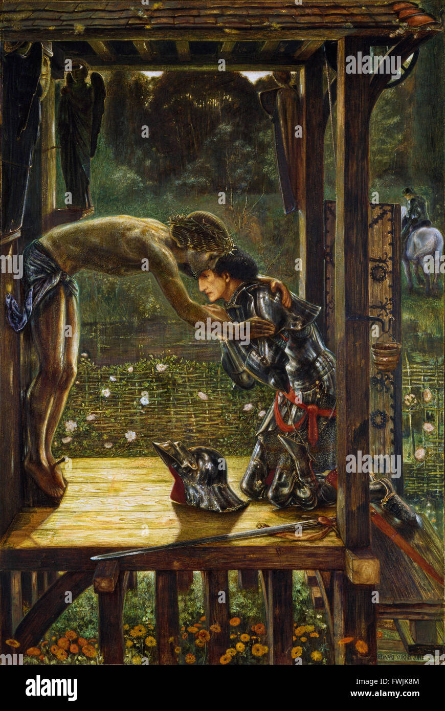 Edward Burne-Jones - The Merciful Knight - Birmingham Museum and Art ...