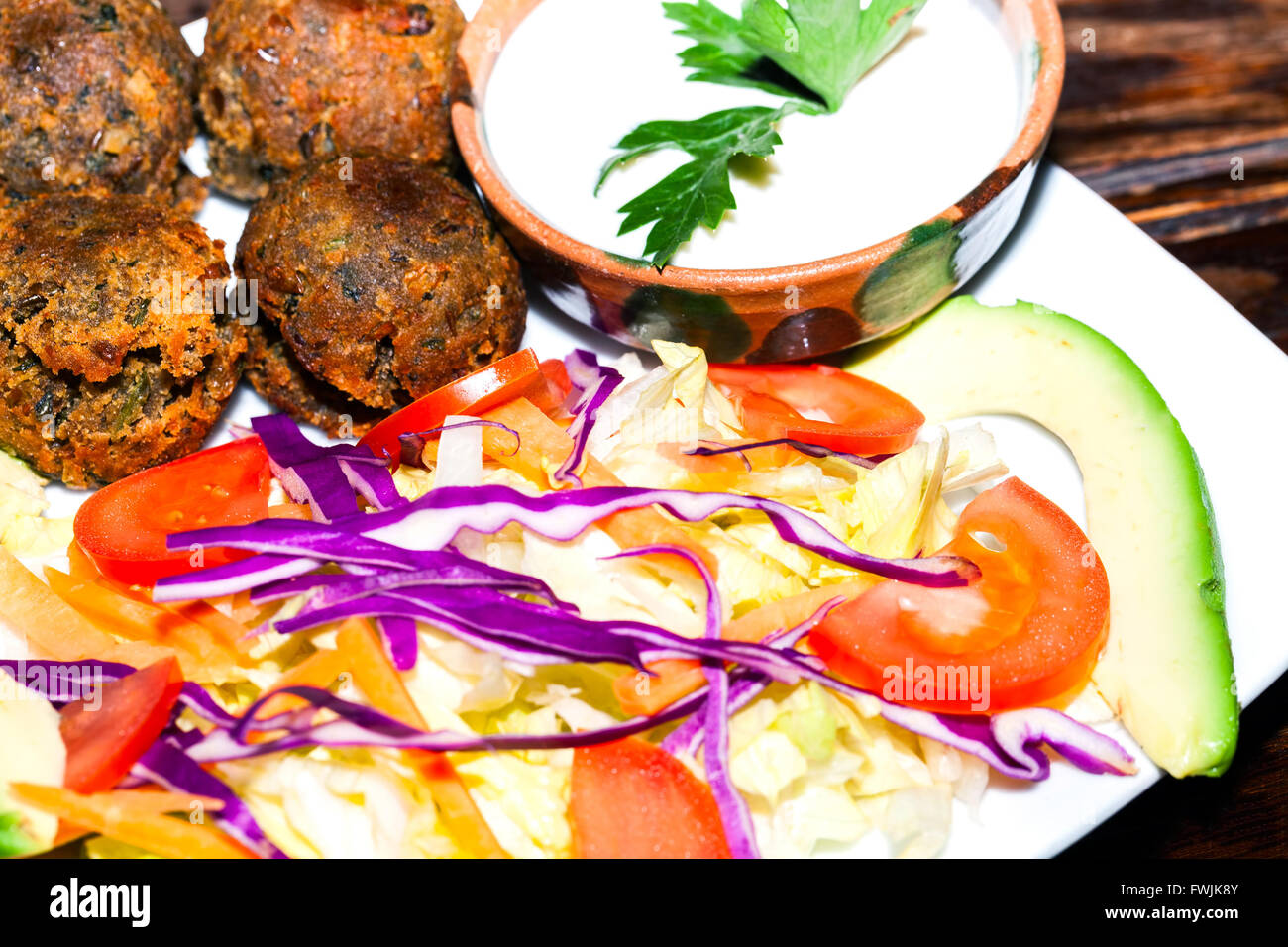 Falafel Is A Traditional Middle Eastern Food, Commonly Served In A Pita ...