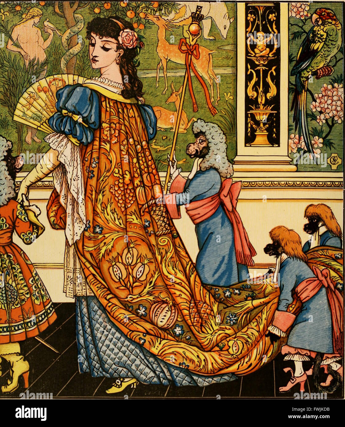 A 1875 edition of the famous fairy tale 'Beauty and the Beast ...