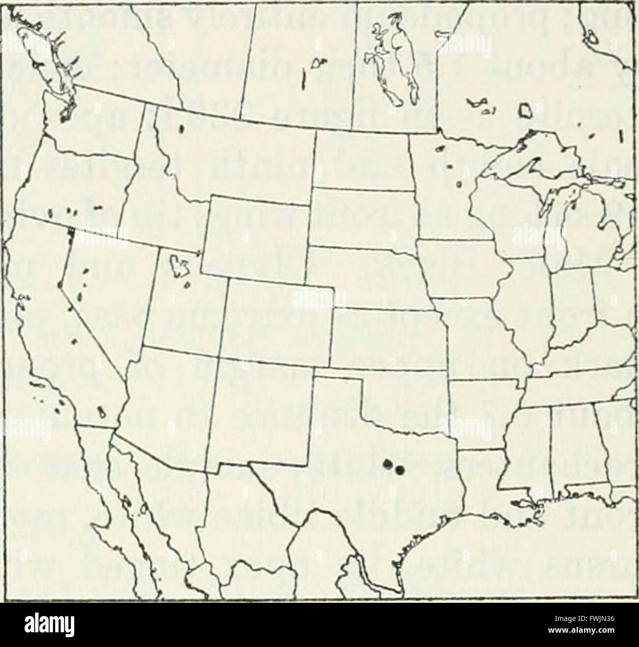 Map Of United States 1960 High Resolution Stock Photography and Images ...