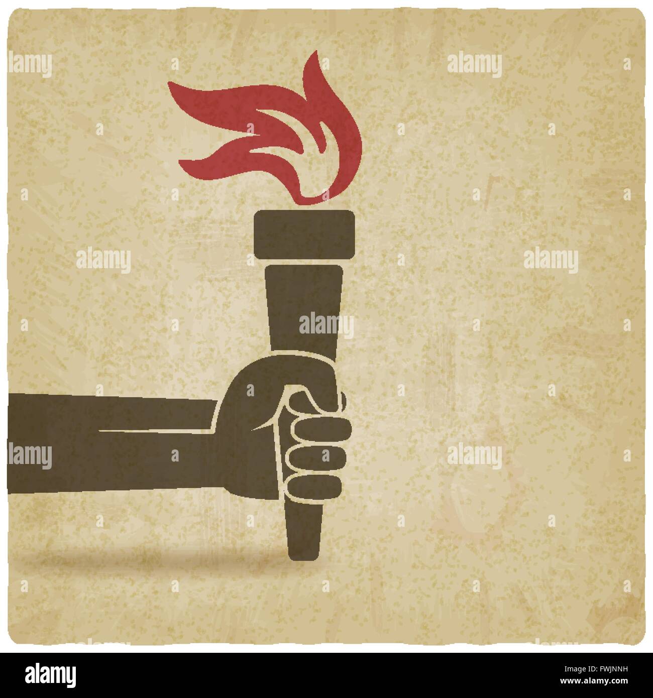 Hand torch Stock Vector Images - Alamy