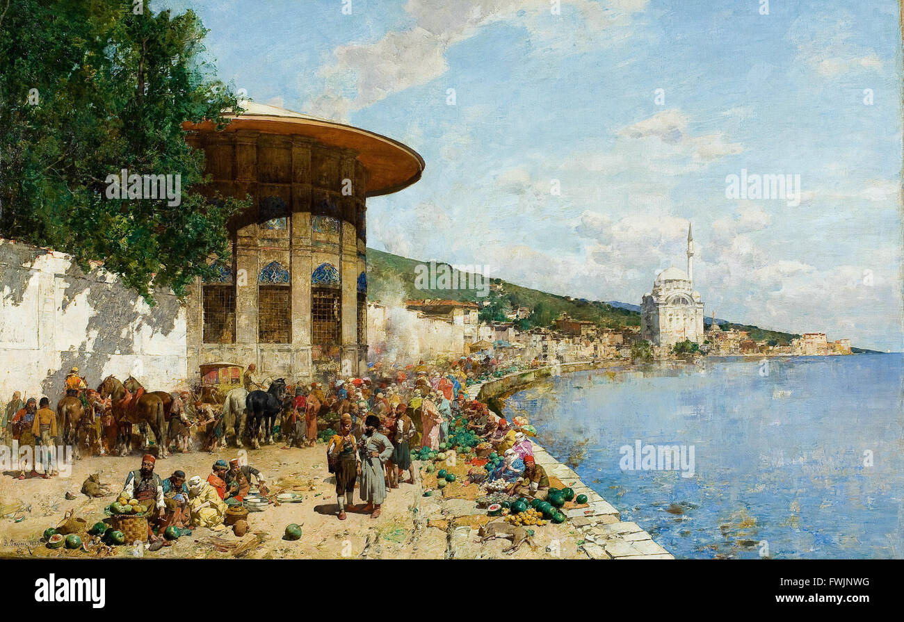 Constantinople painting hi-res stock photography and images - Alamy