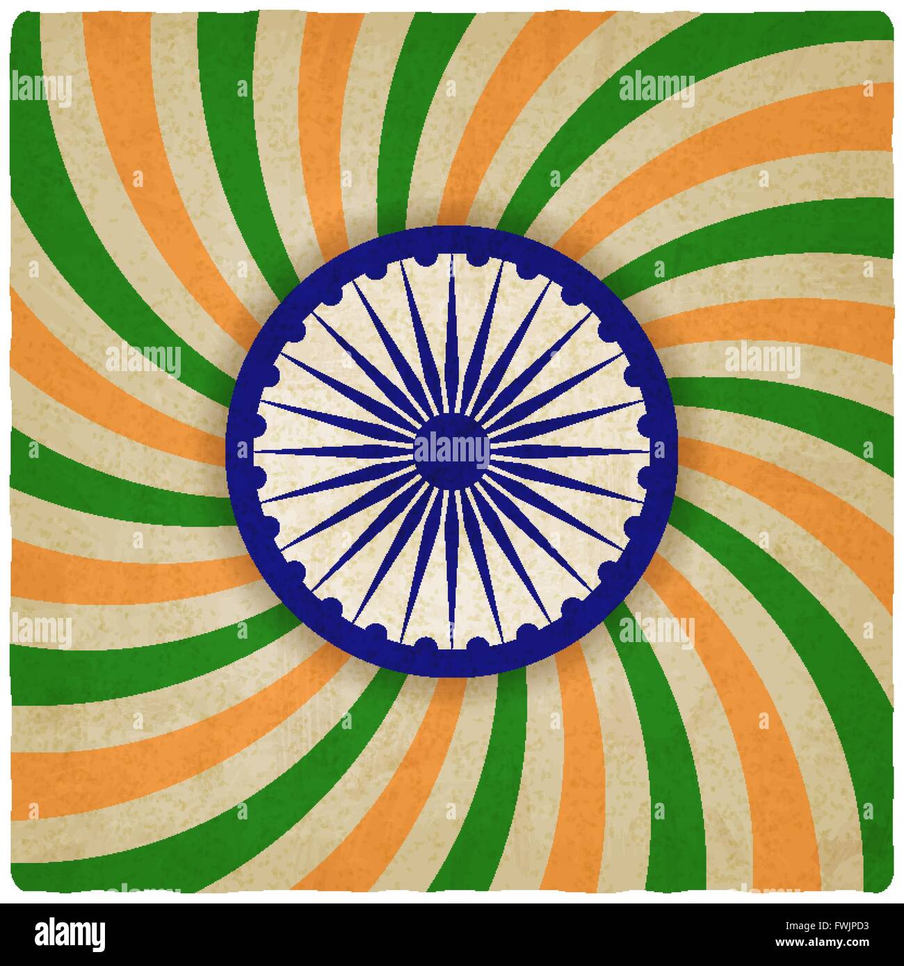 India independence day old background - vector illustration. eps 10 ...