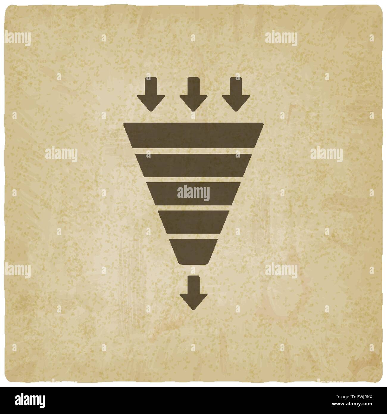 Purchase funnel vector vectors hi-res stock photography and images - Alamy