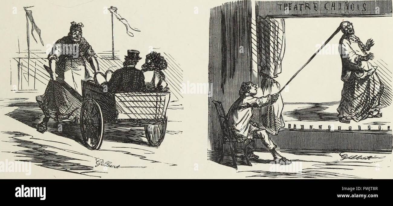 *Bouffonneries de l'exposition* from 1868 satirizes various exhibits ...