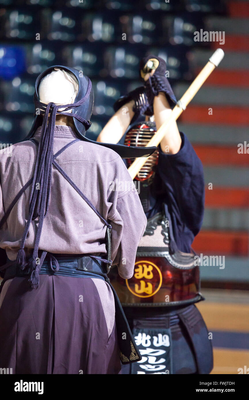 kendo martial arts exhibition Stock Photo - Alamy