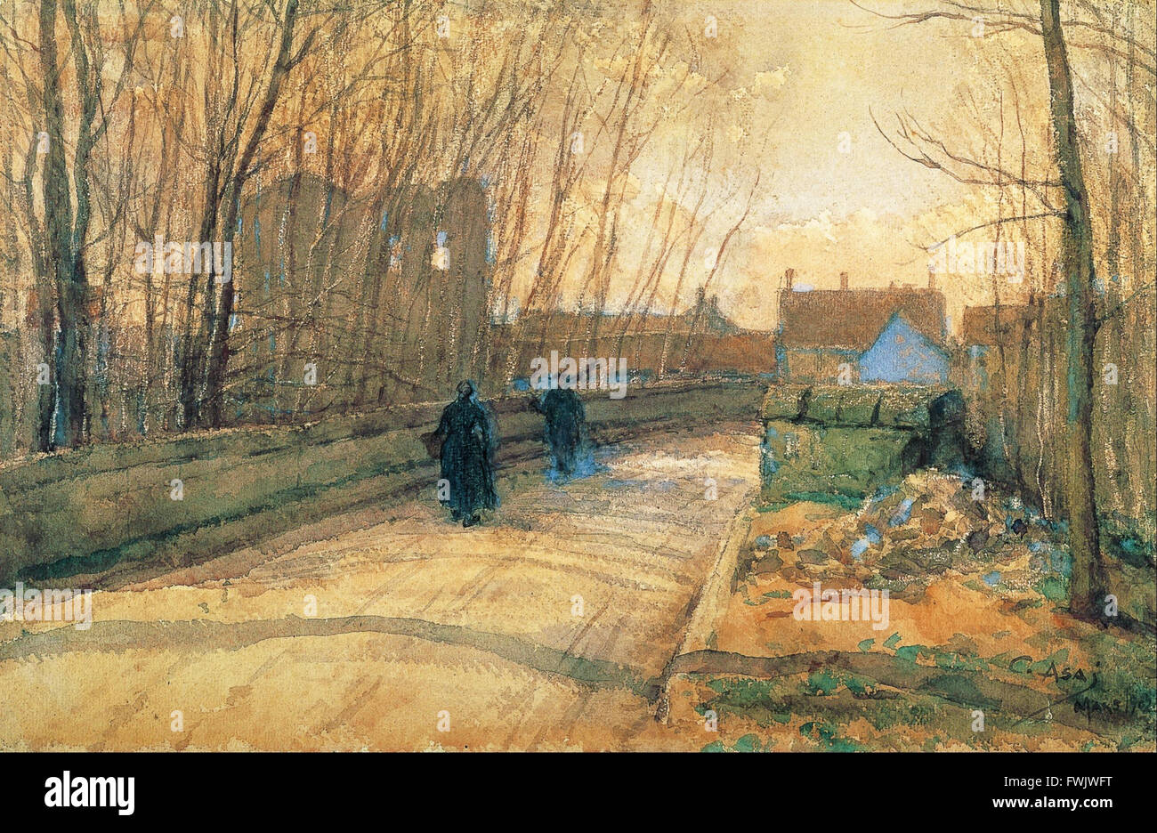 Asai Chu - Bridge in Grez-sur-Loing - Bridgestone Museum of Art ...